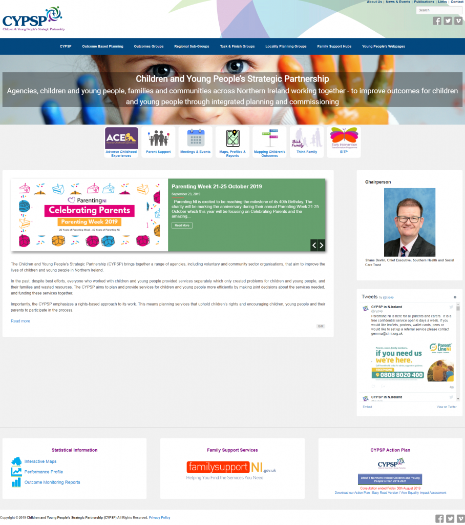 Children and Young People’s Strategic Partnership (CYPSP)